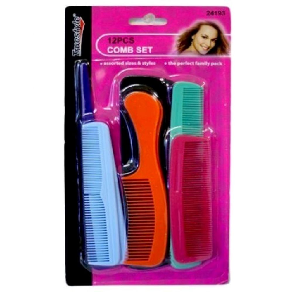 96 Wholesale 12 Pieces Comb Set - at - wholesalesockdeals.com