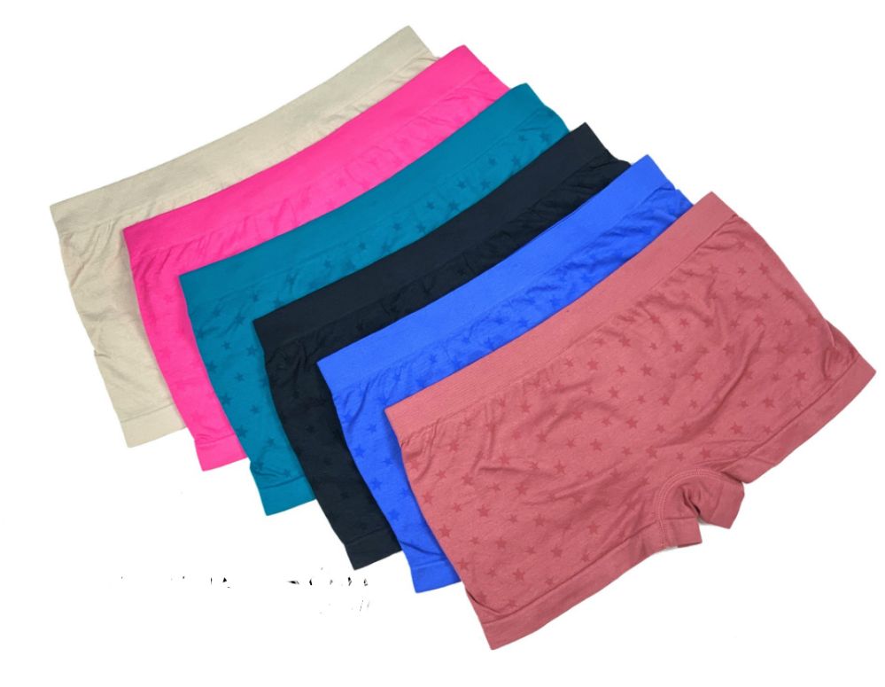 36 Wholesale Ladies Seamless Boxers - at - wholesalesockdeals.com