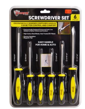 12 Wholesale Rubber Grip Screwdriver Set 6 Piece - at ...